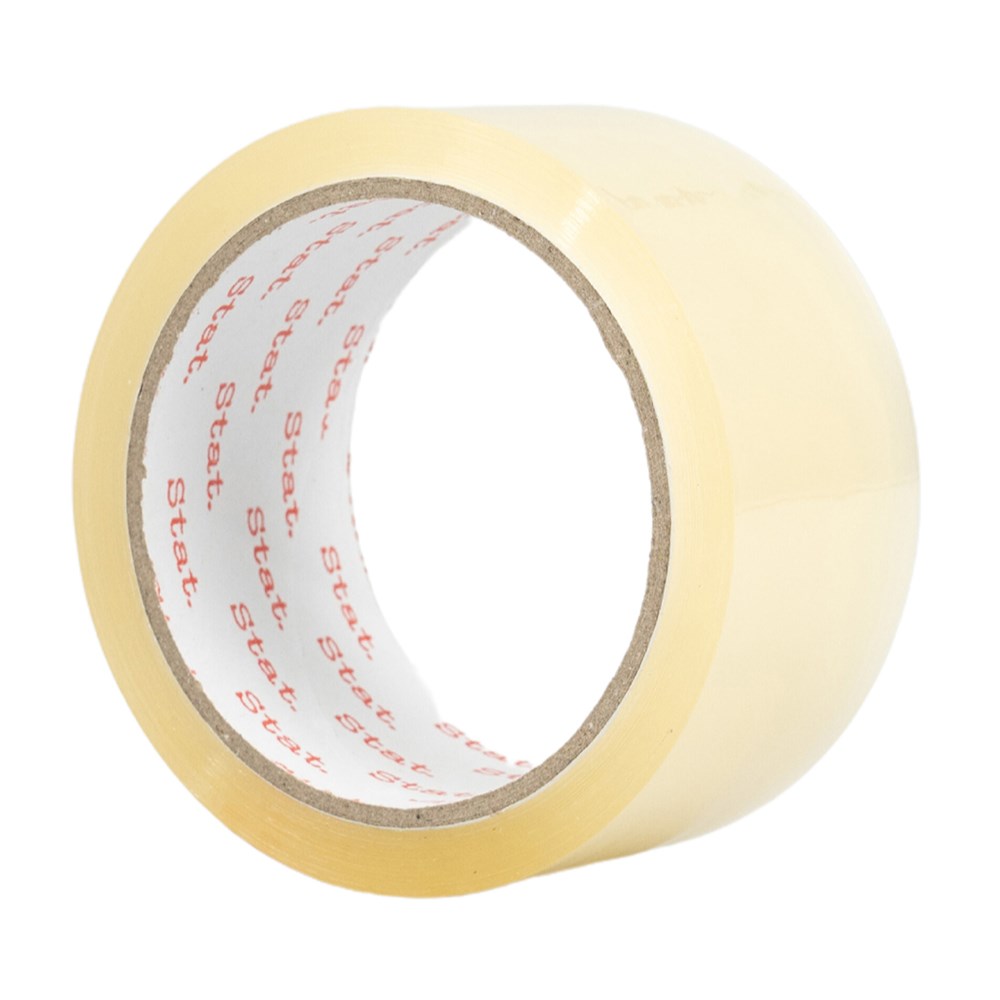 Packing Tape - Stat Packaging Tape 48mm x 50m Clear - SPS Office Choice