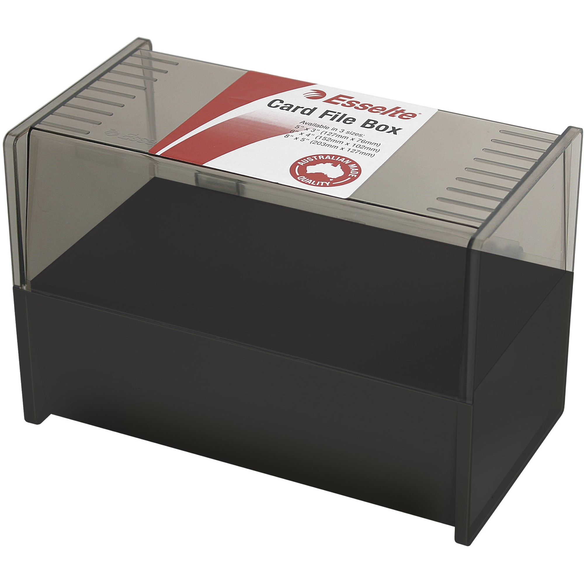 Desk Top Accessories - Esselte SWS Card File Box 127x203mm (5x8) System ...