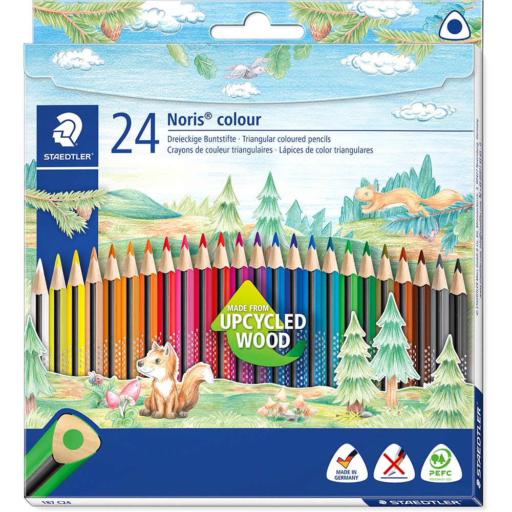 Art & Craft - Staedtler Noris Triangular Colour Pencils Assorted Pack ...